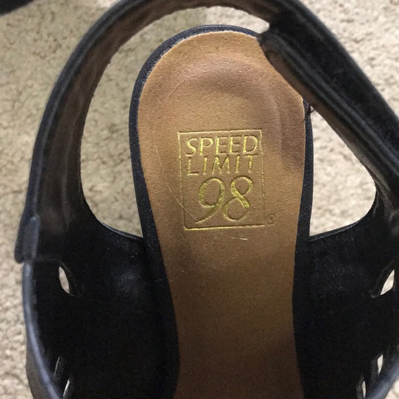 Speed Limit 98 | Shoes | Black Platform Heels | Poshmark
